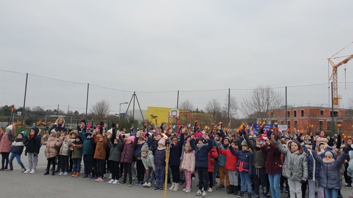 Flamme olympique C2 - École Notre-Dame de Savenay